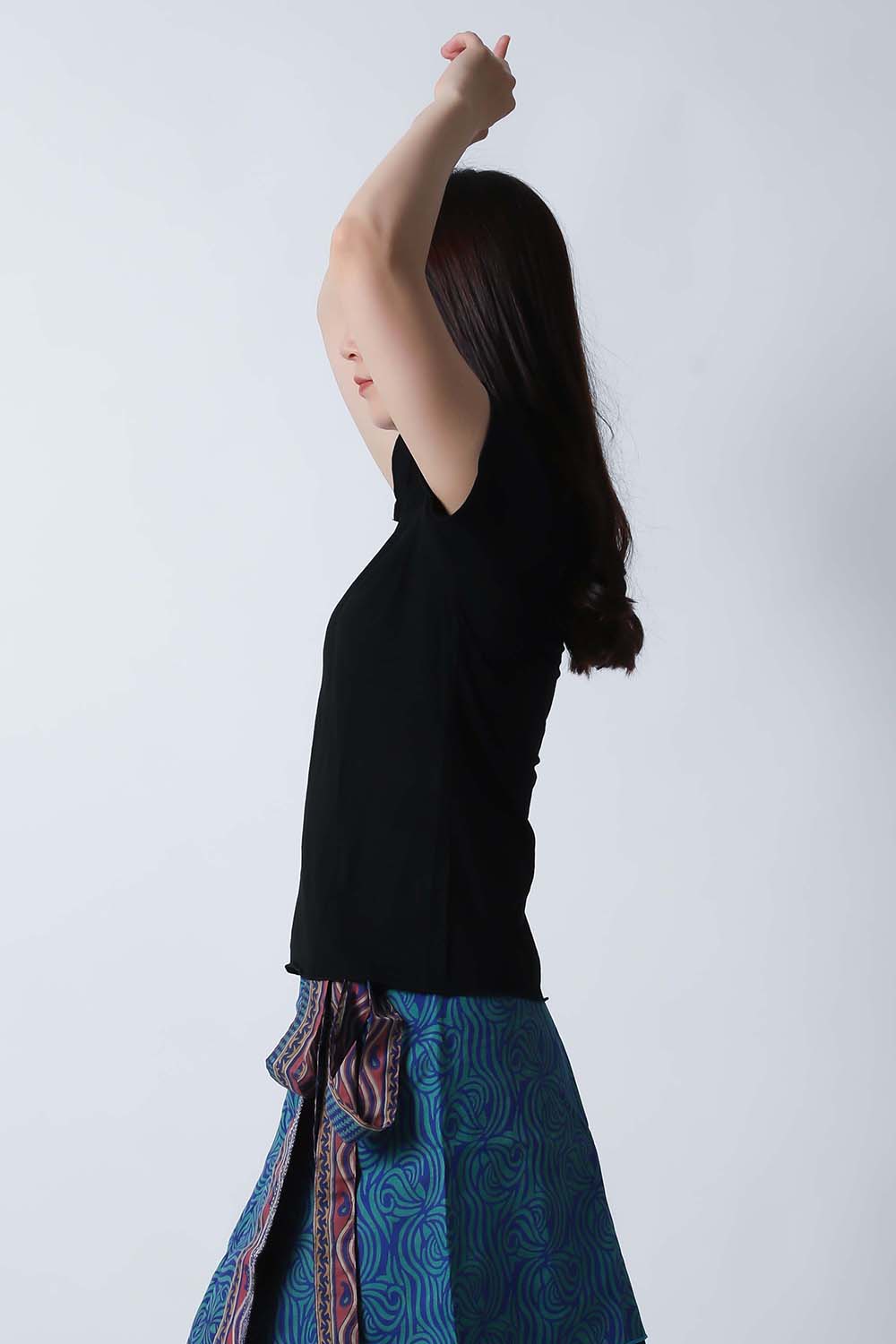 ダンストップスVネックC266(2 colors）【ネコポス便送料無料】【送料無料】 ベリーダンス衣装専門店エリフ